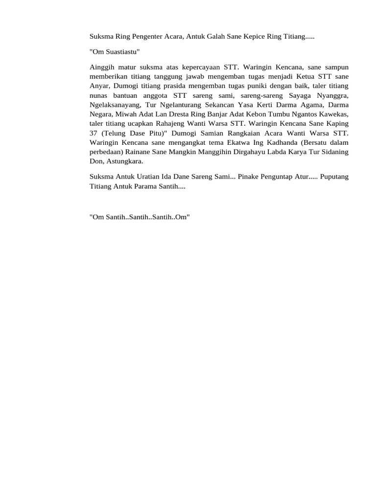 Sabutan Dek Nova | PDF