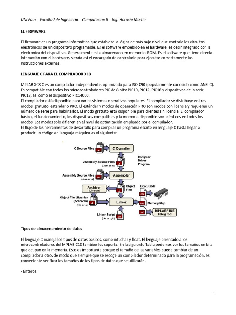 Martin H - 2020 - Programando el PIC en XC8 | PDF | C (lenguaje de ...