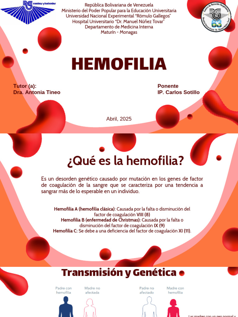 Hemofilia | PDF | Hemofilia | Enfermedades y trastornos