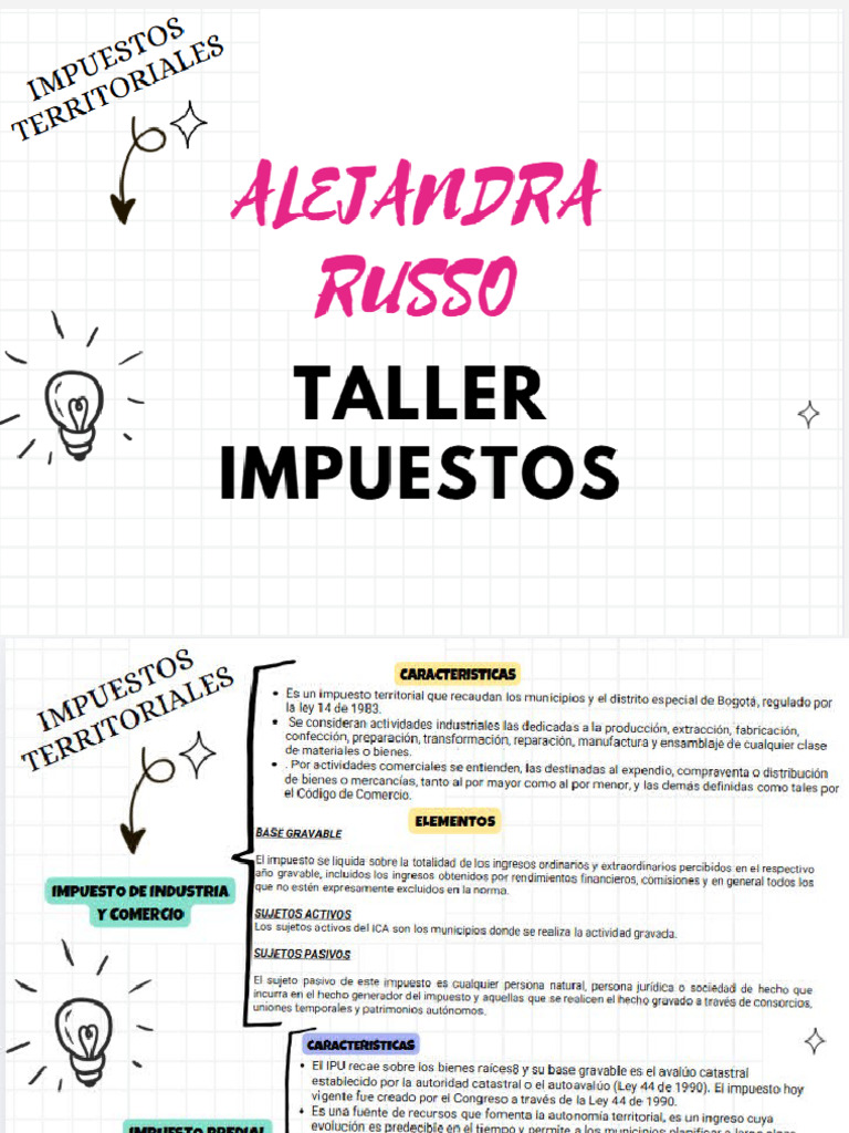 Taller Impuestos | PDF