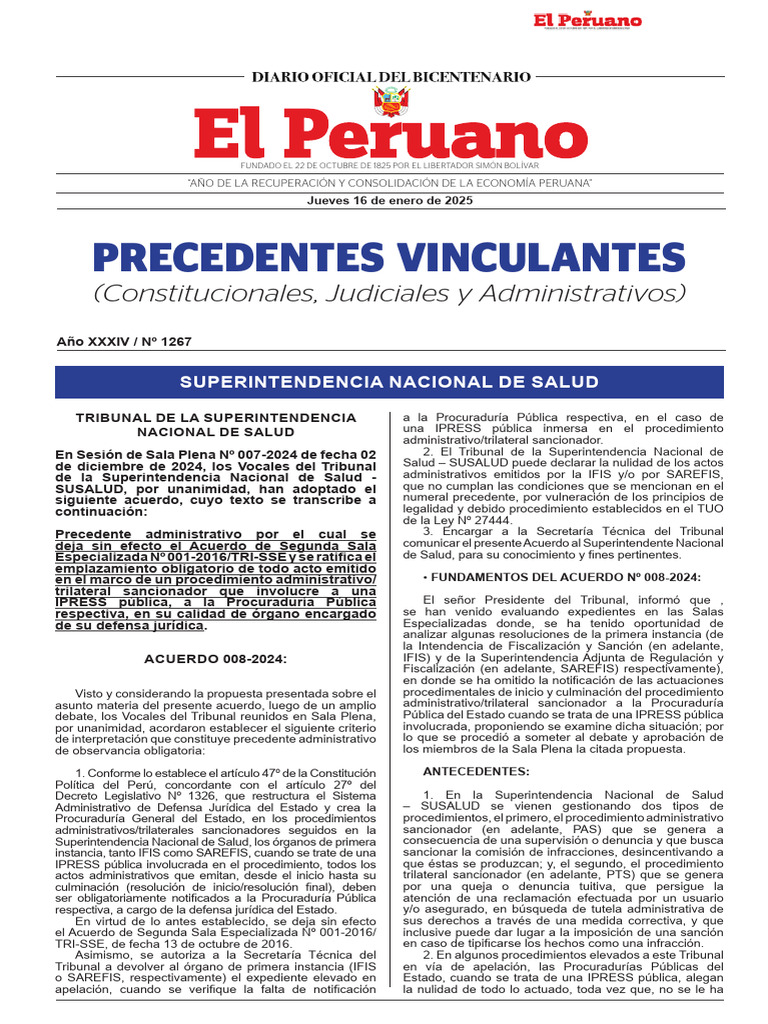 Ju 20250116 | PDF | Ley procesal | Demanda judicial