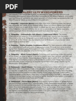 MESBG 2024 Army List Reference Guide | PDF | Military