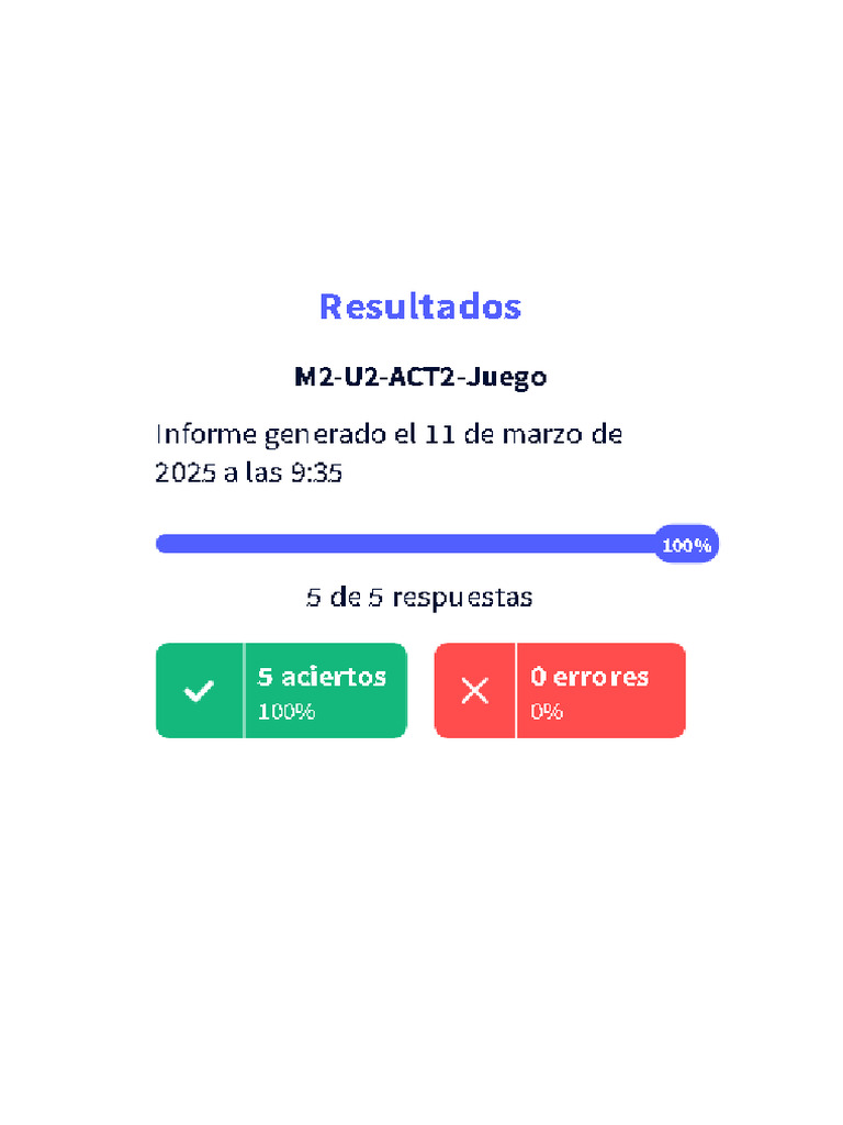M2 U2 ACT2 Juego - 11 03 2025 | PDF