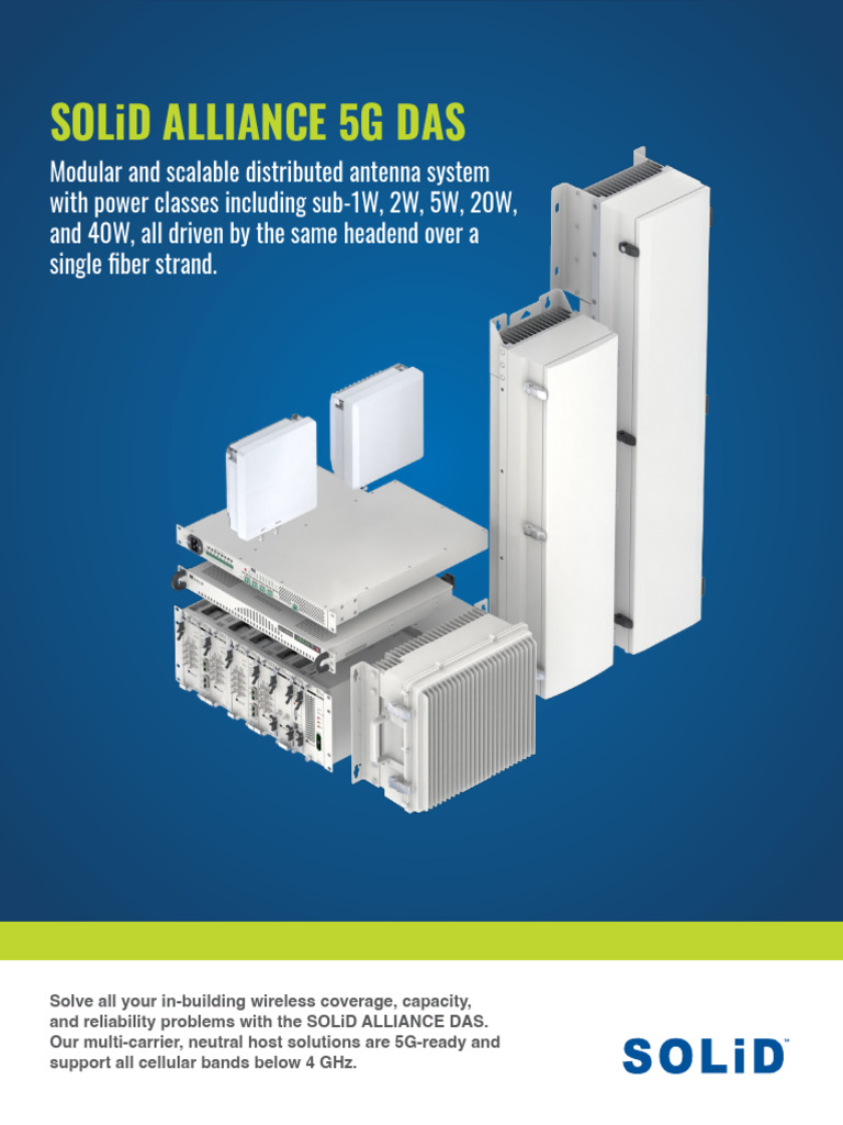 SOLiD ALLIANCE Brochure 2024 | PDF | Radio | Cellular Network