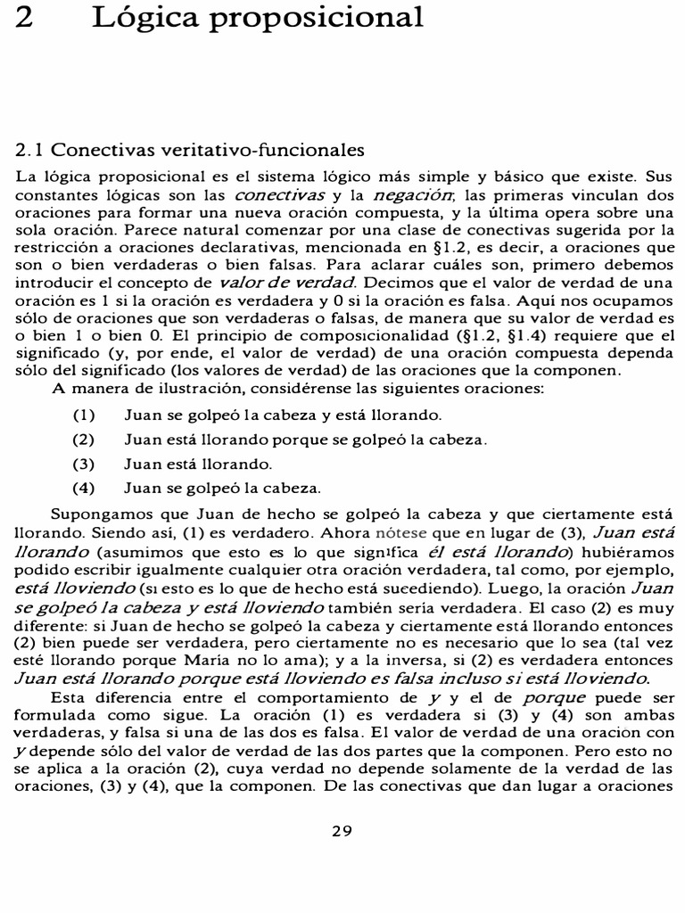 GAMUT Cap 2 Logica Proposicional | PDF | Proposición | Verdad