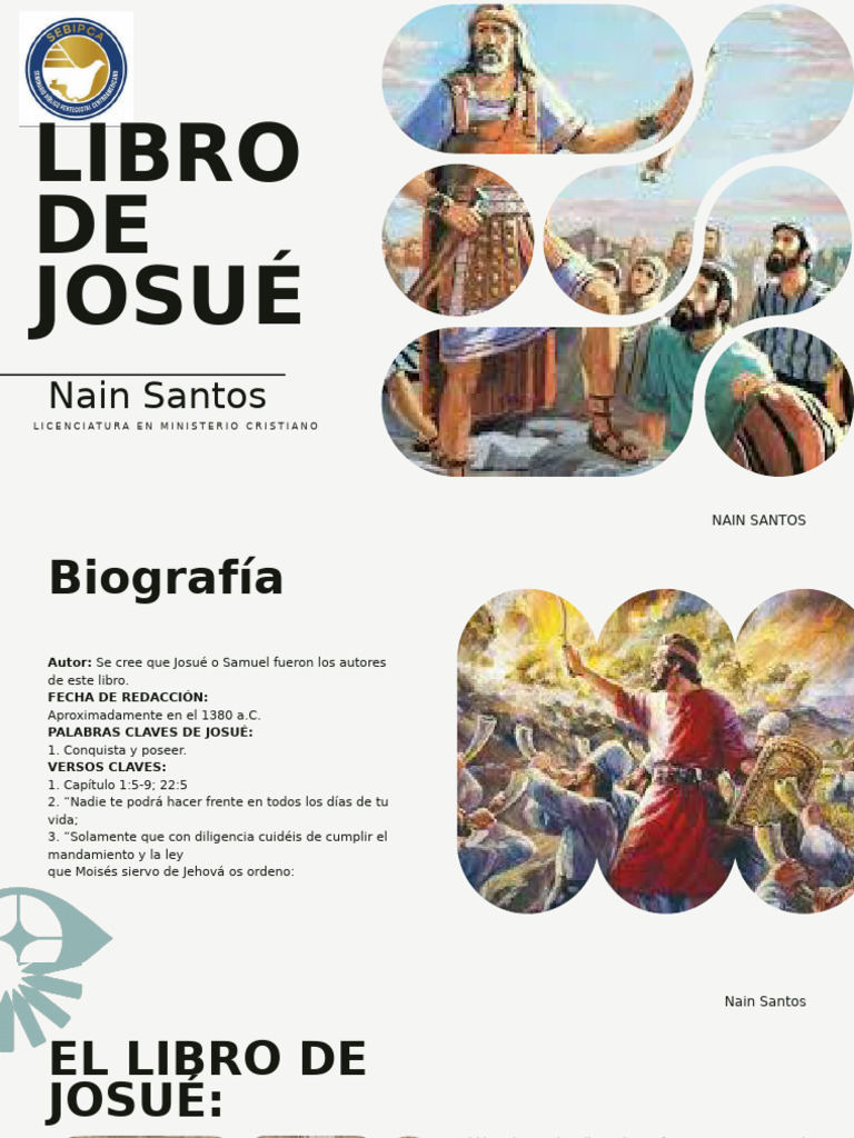 Libro Josue | PDF | Joshua | Moisés