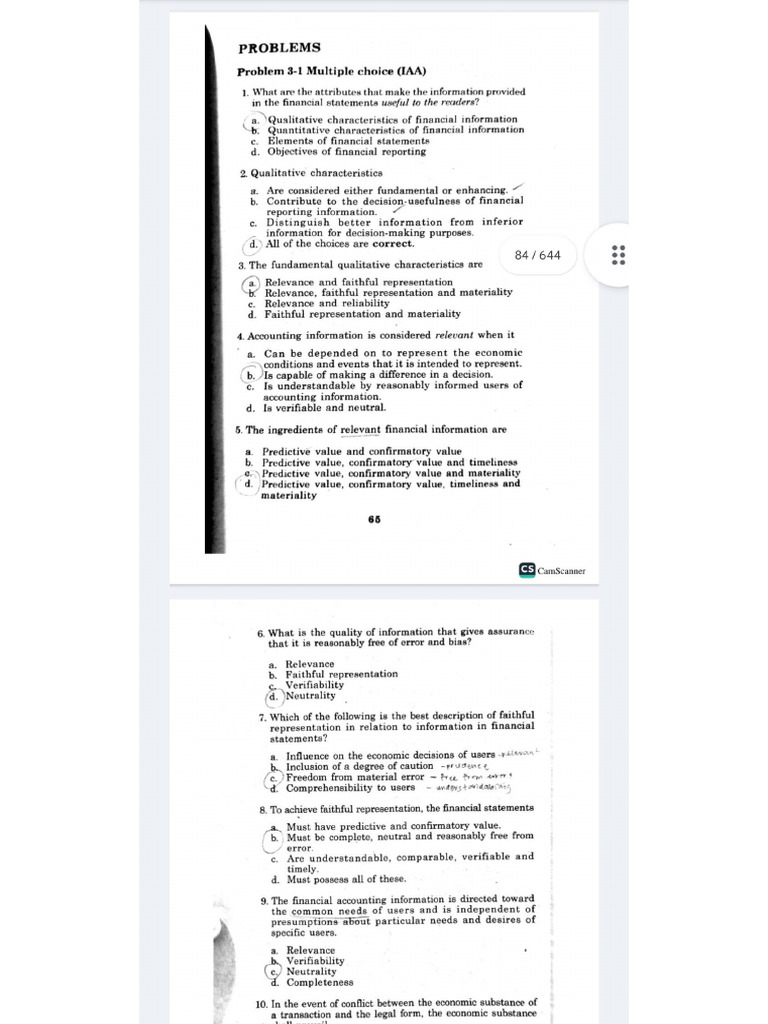 Chapter 3 Cfas | PDF