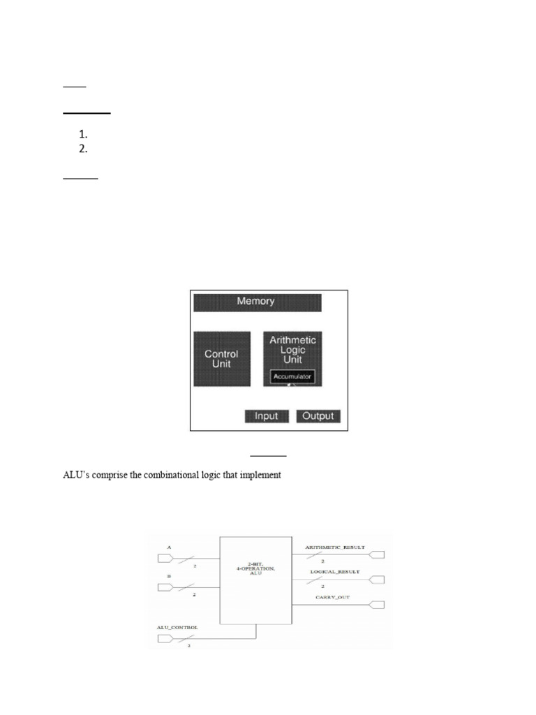 4-Bit ALU Design in VLSI Systems | PDF