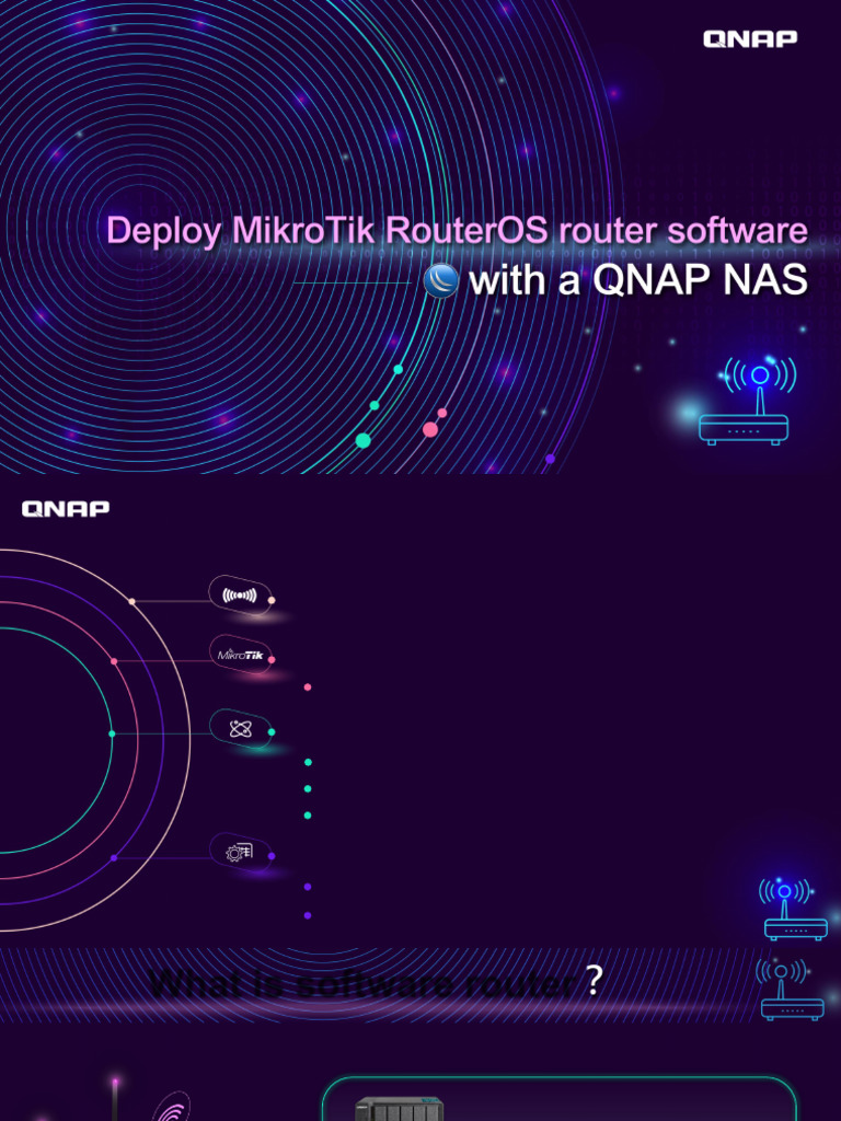 Deploy Mikrotik RouterOS Router Software With A Qnap NAS | PDF | Router ...