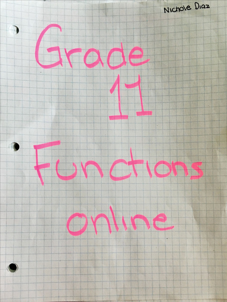 Unit 1- Functions | PDF
