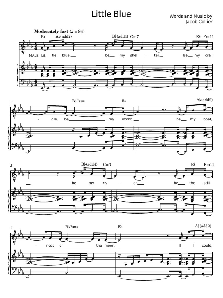 Little Blue by Jacob Collier Lyrics | PDF