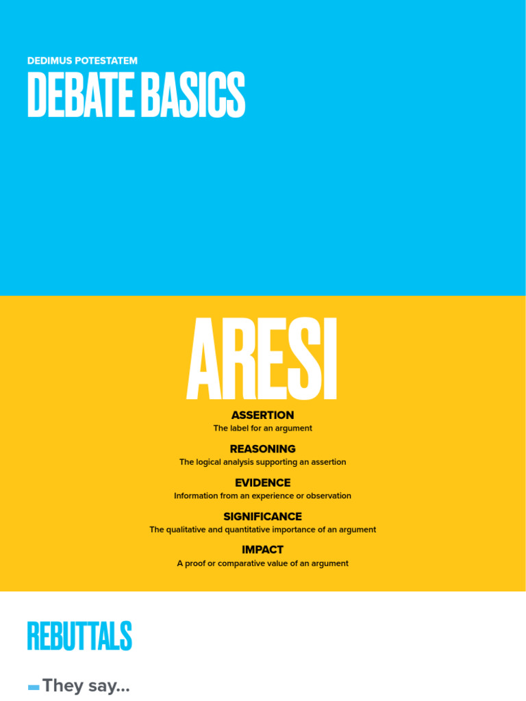Debate Basics | PDF | Argument | Fallacy