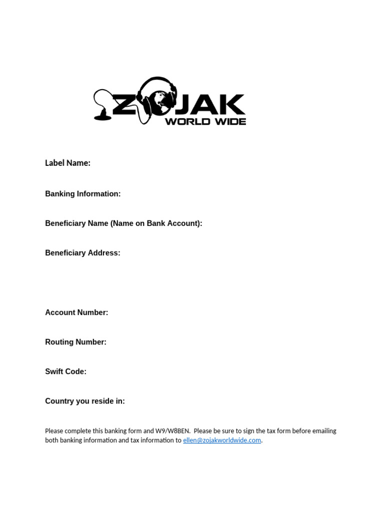 Banking Info | PDF