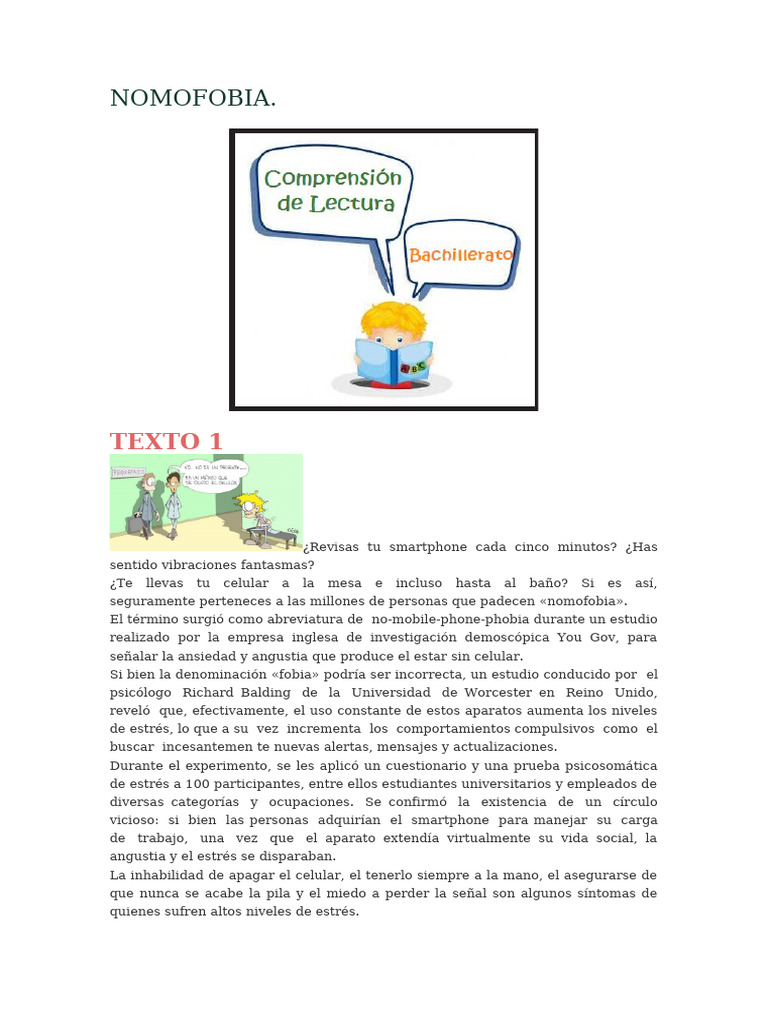 Jercicios de Comprensión Lectora Para Bachillerato | PDF | Leonardo Da Vinci | Pseudociencia