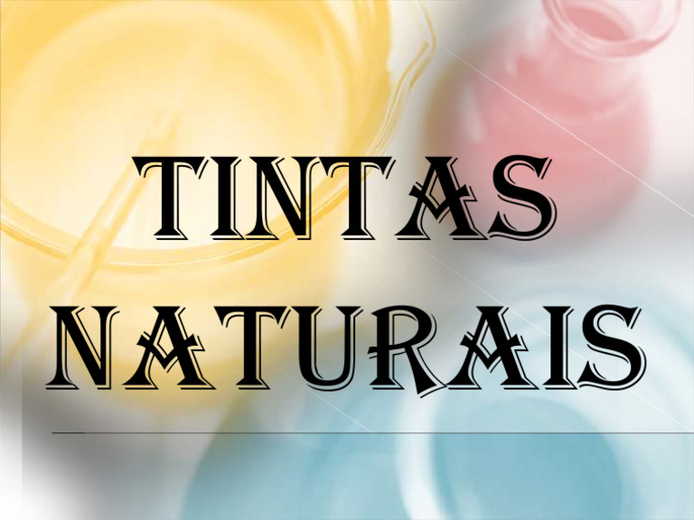 Tintas Naturais | PDF