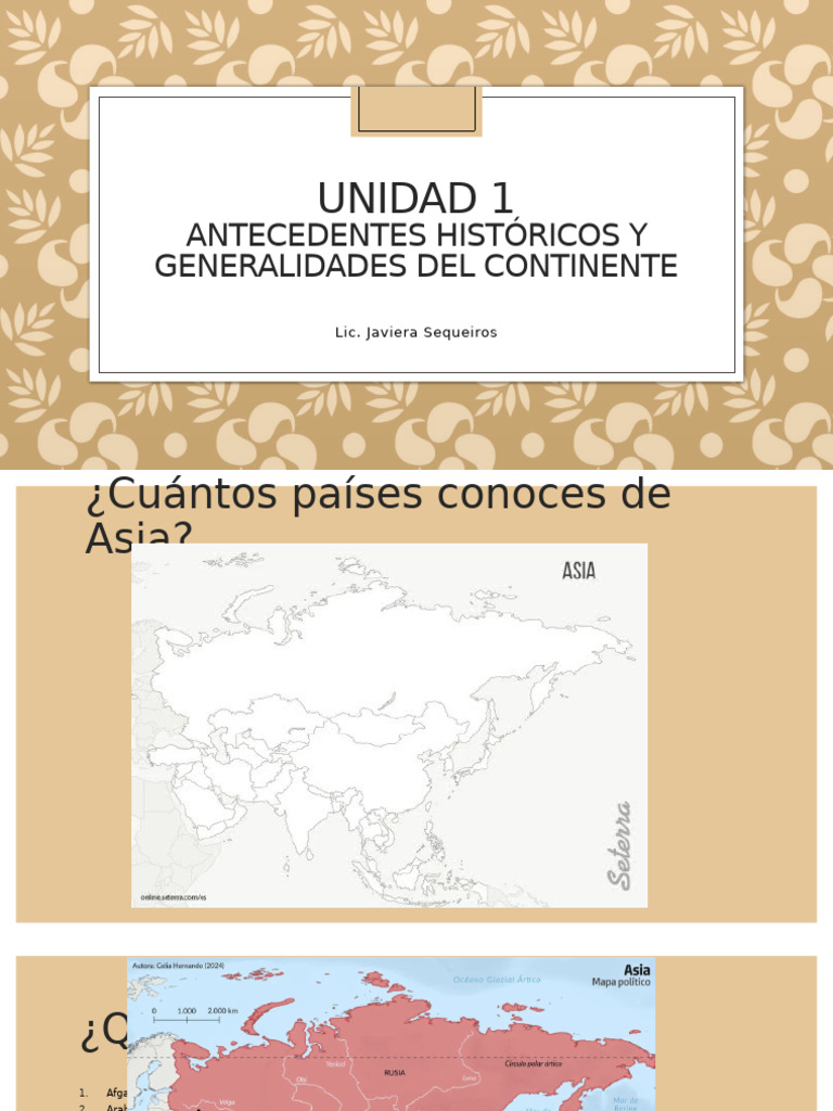 JUnidad 2 - Esc 3 | PDF | Asia | Políticas globales