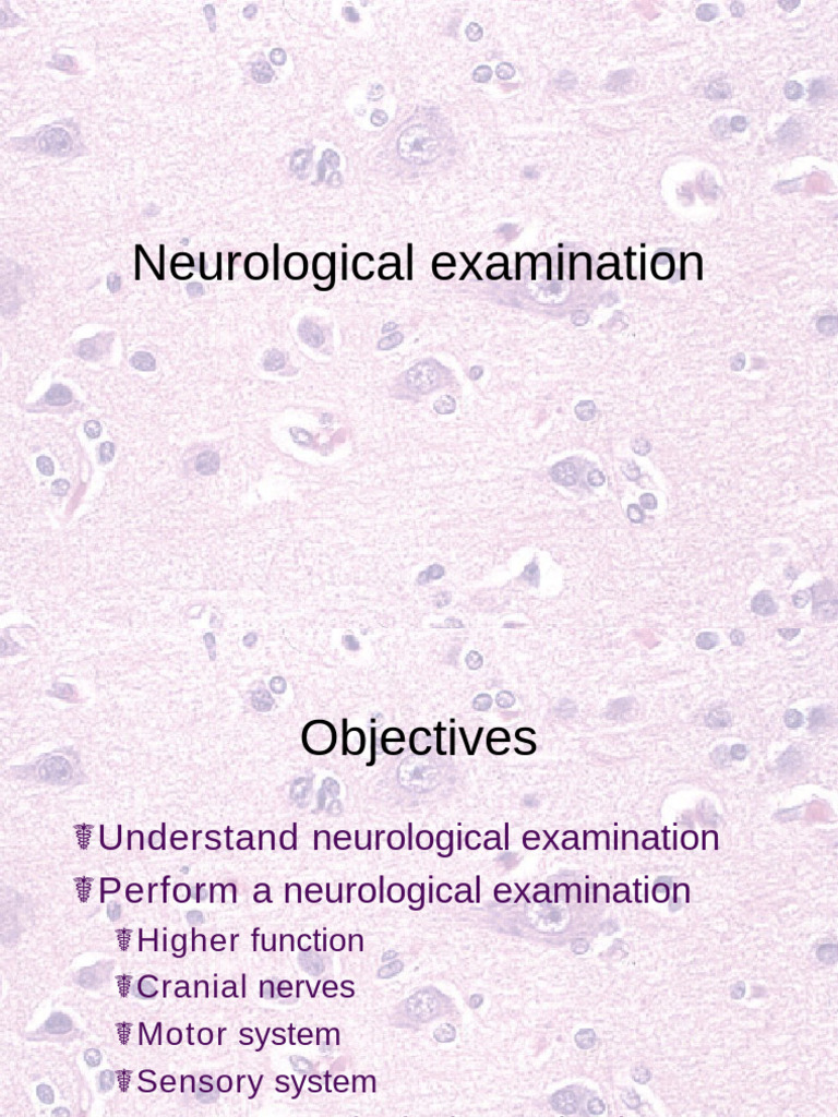 Share Neurological Examination | PDF | Human Anatomy | Human Head And Neck
