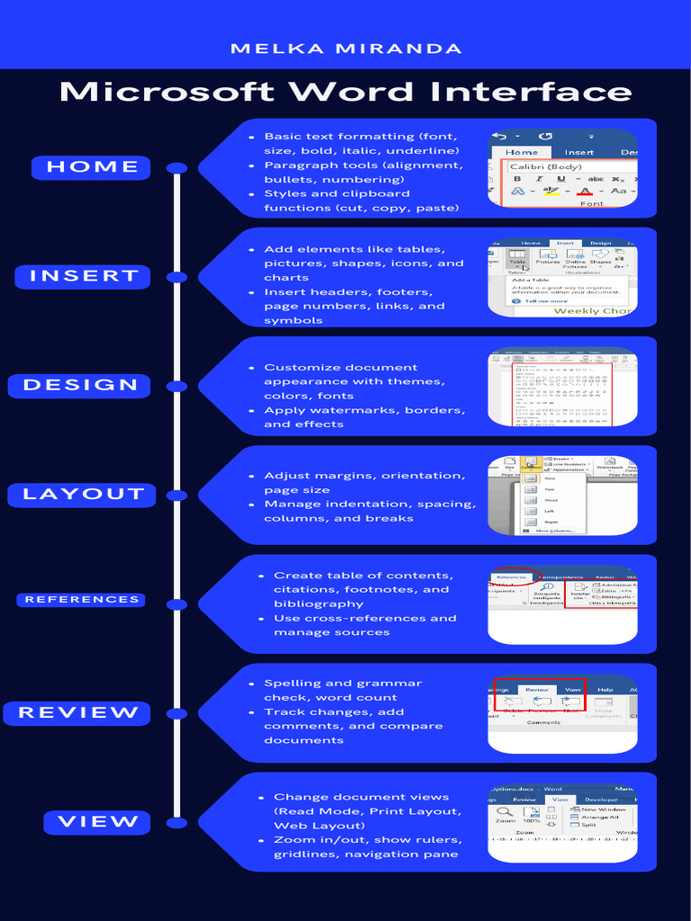 Microsoft Word Interface | PDF