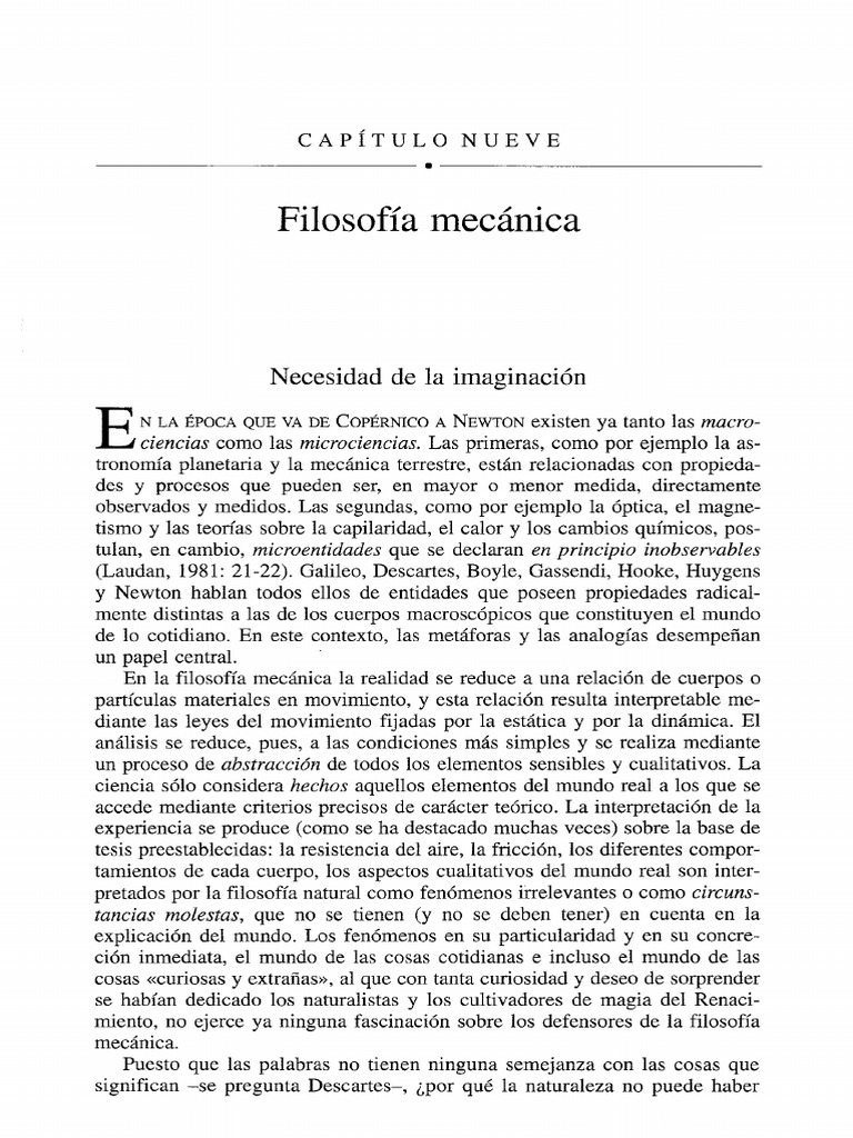 Rossi - El Nacimiento de La Ciencia Moderna | PDF | Física | Mecánica