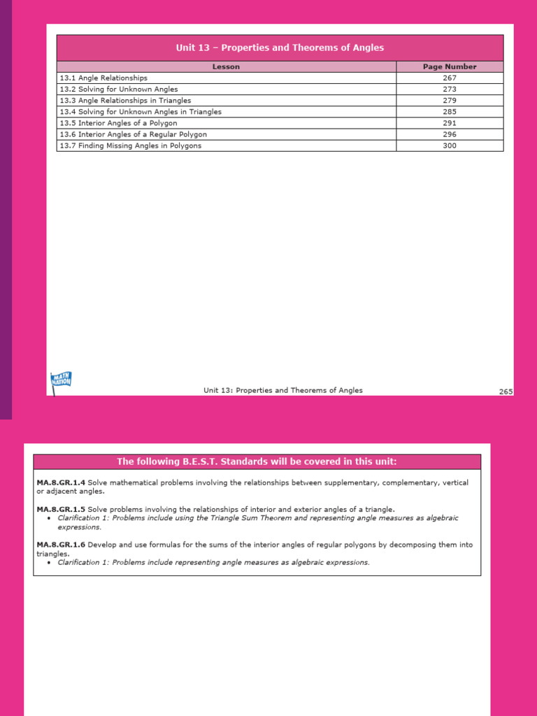 Angle Relationships Student Text | PDF | Triangle | Angle