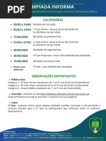 Regulamento Olisp 2025 | PDF