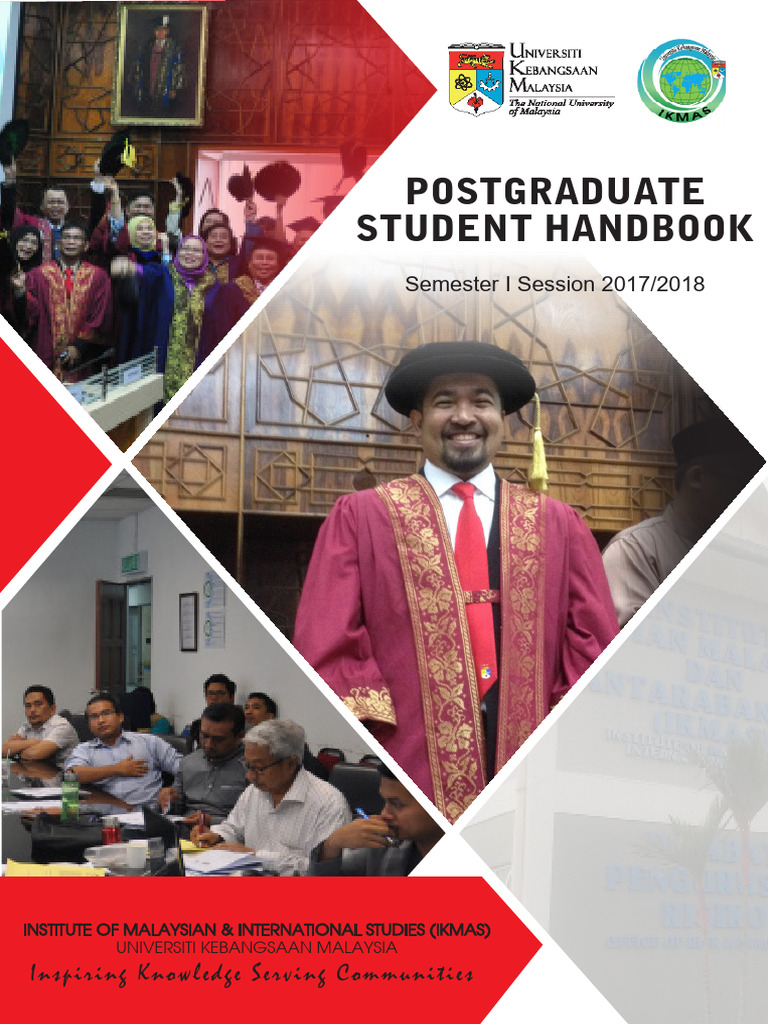 IKMAS Postgraduate Student Handbook | PDF | Academic Degree | Thesis