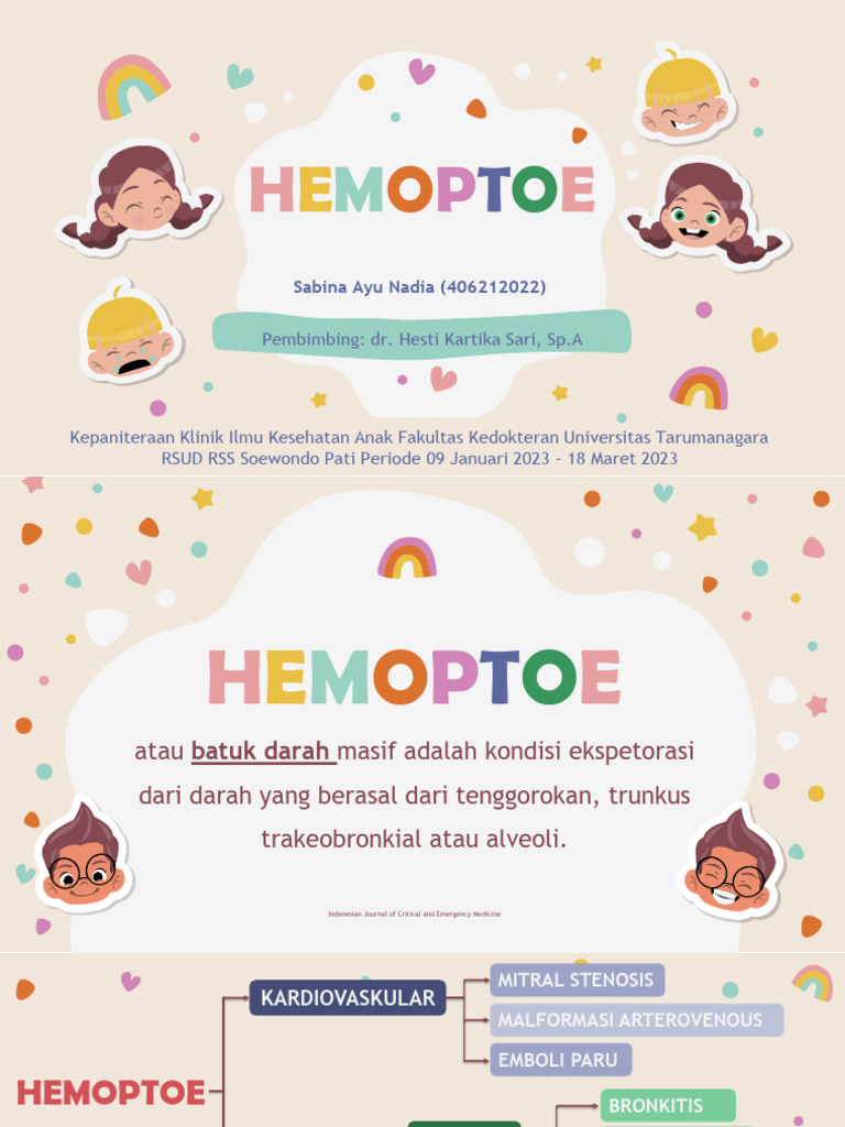 Mindmap Hemoptoe | PDF