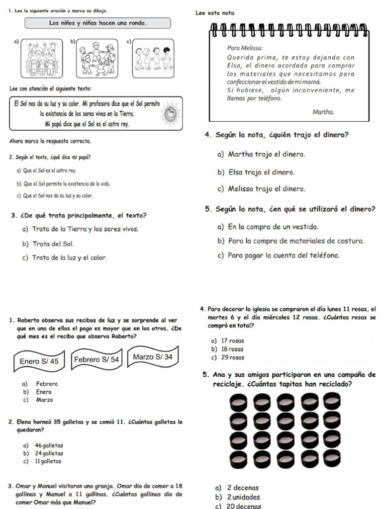 Ejercicios de Matematica | PDF