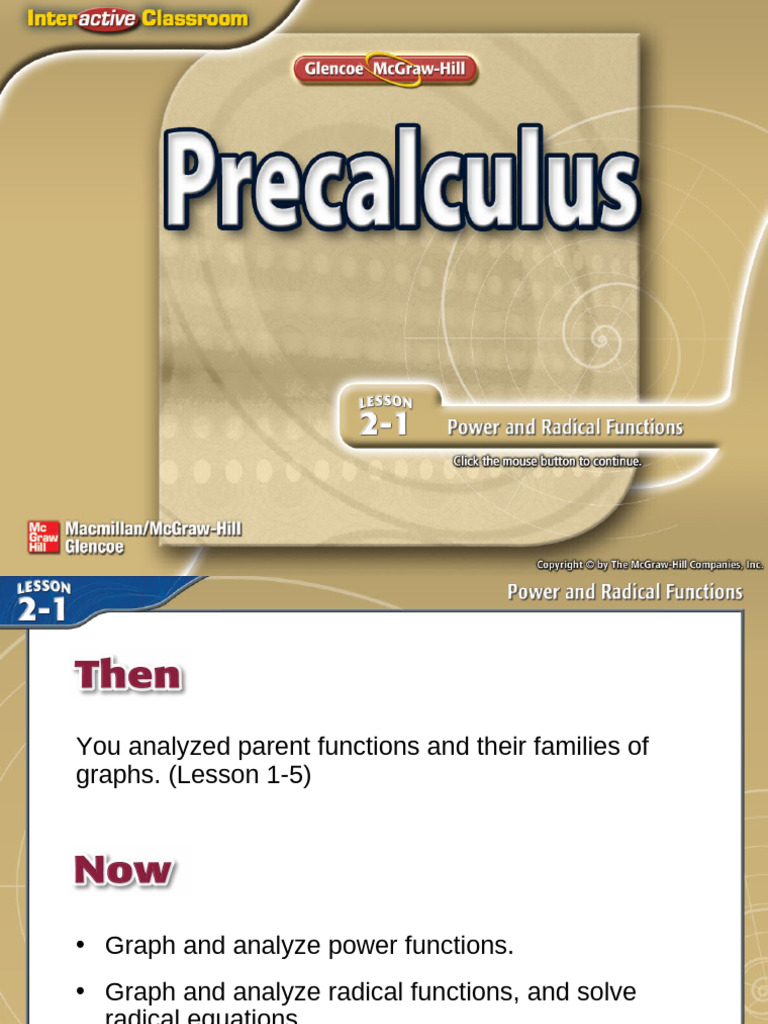 Analyzing Power and Radical Functions | PDF | Continuous Function ...