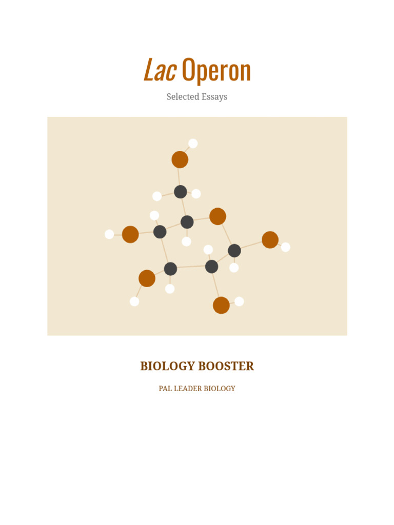 Lac Operon Essays | PDF