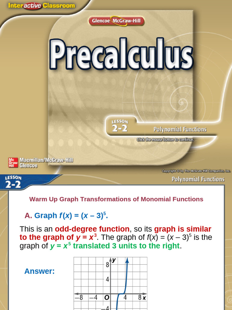 2-2 Polynomial Functions | PDF | Factorization | Zero Of A Function