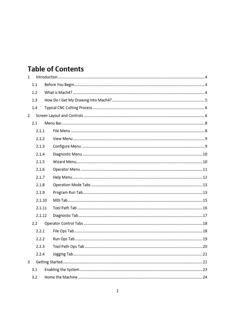 Mach4 Operation Manual | PDF | Numerical Control | Computer Program
