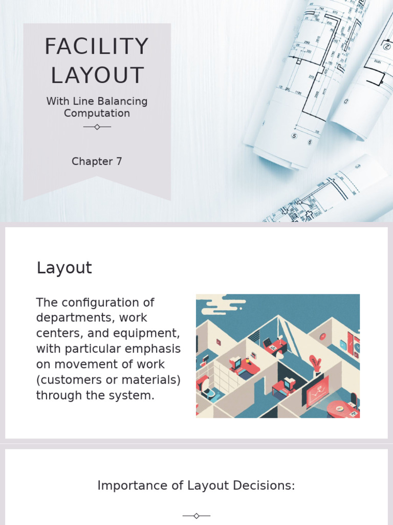 Facility Layout and Line Balancing Guide | PDF