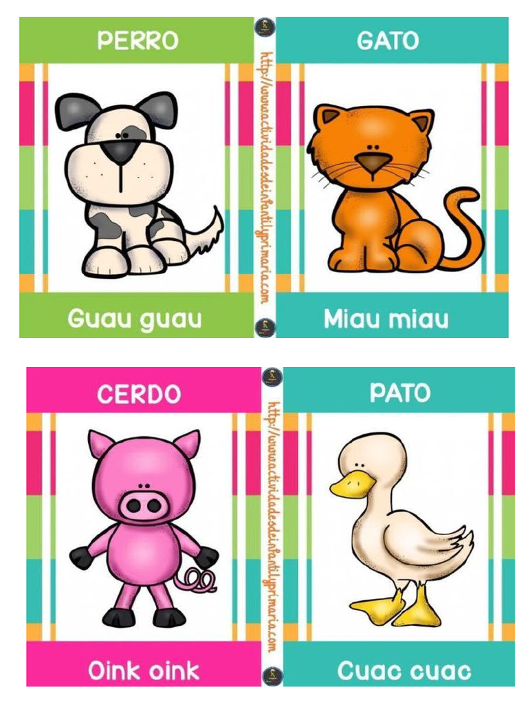 Onomatopeyas de Animales | PDF