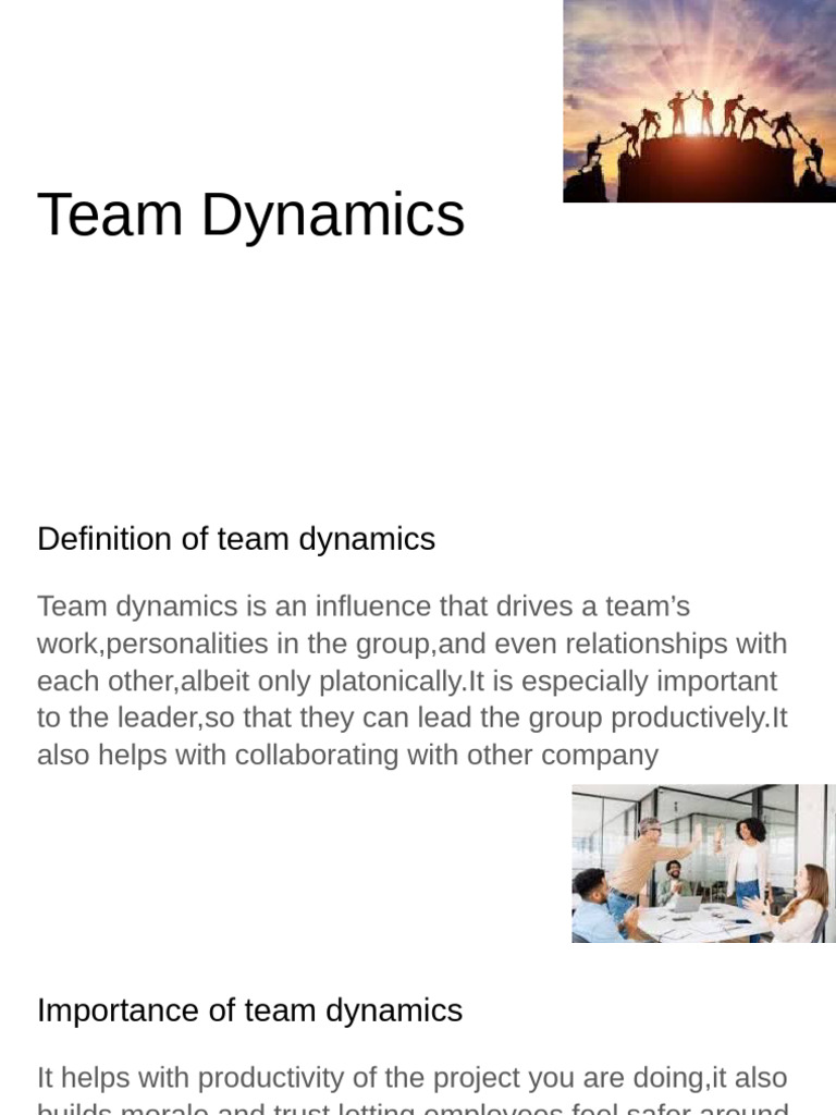 Teamwork | PDF