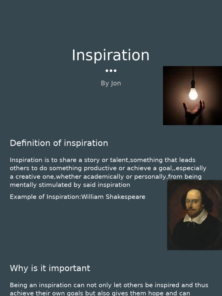 Jon Inspiration | PDF