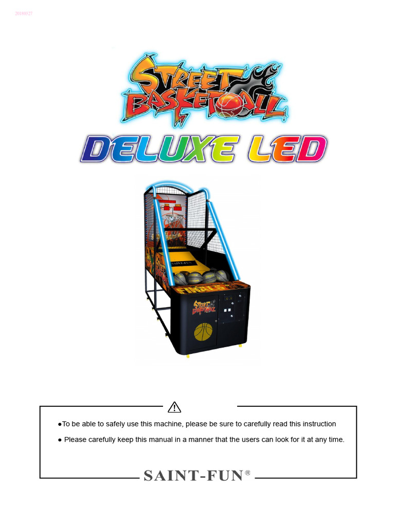Street Basketball Machine Manual | PDF | Electrical Connector | Screw
