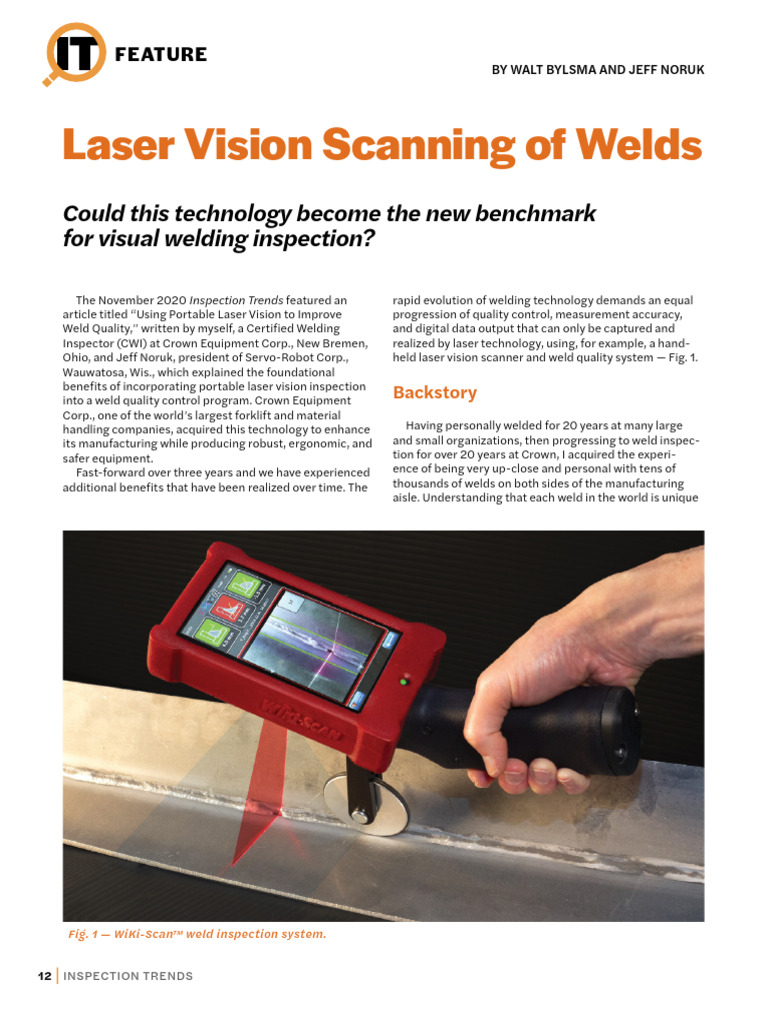 Visual Scanning Laser | PDF | Welding | Construction