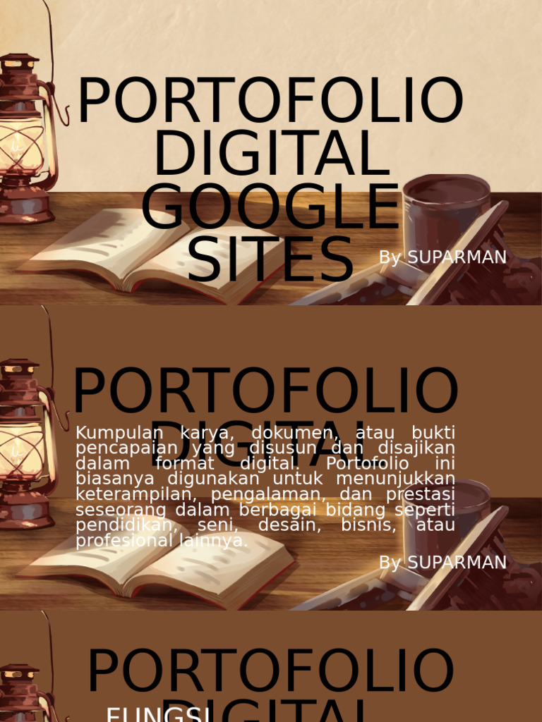 Membuat Portofolio Digital di Google Sites | PDF