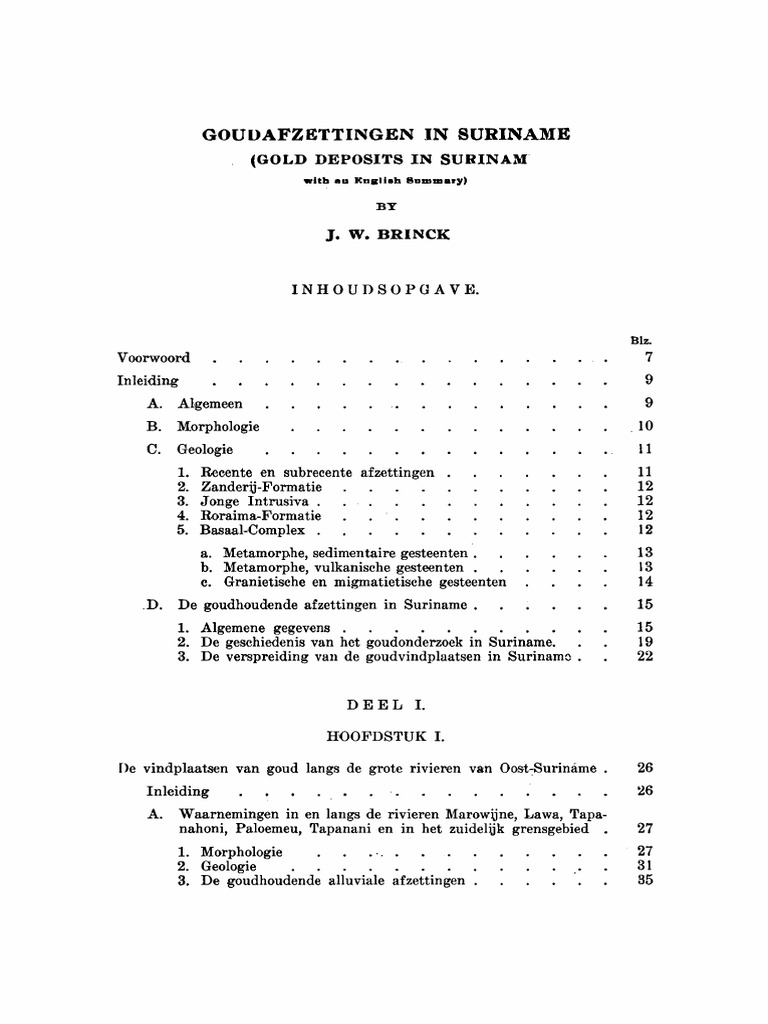 Goud in Suriname | PDF