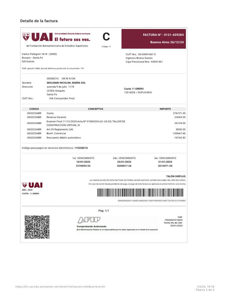 Mi UAI Universidad Abierta Interamericana | PDF