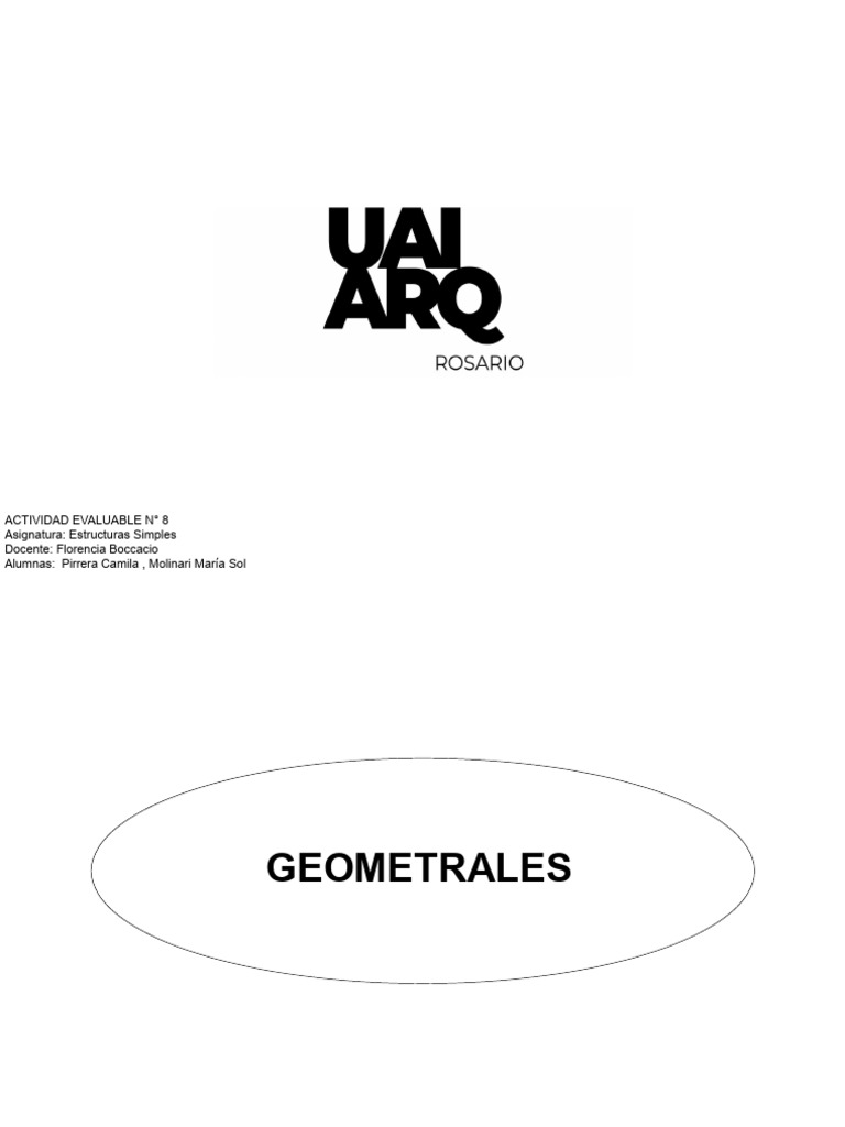 Estructuras Simples: Evaluación Geométrica | PDF