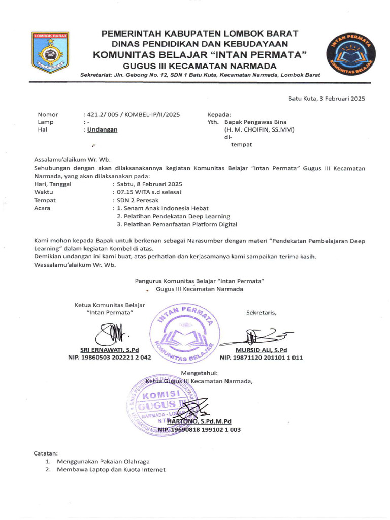 Narsum - H.M. Choifin, SS - MM | PDF