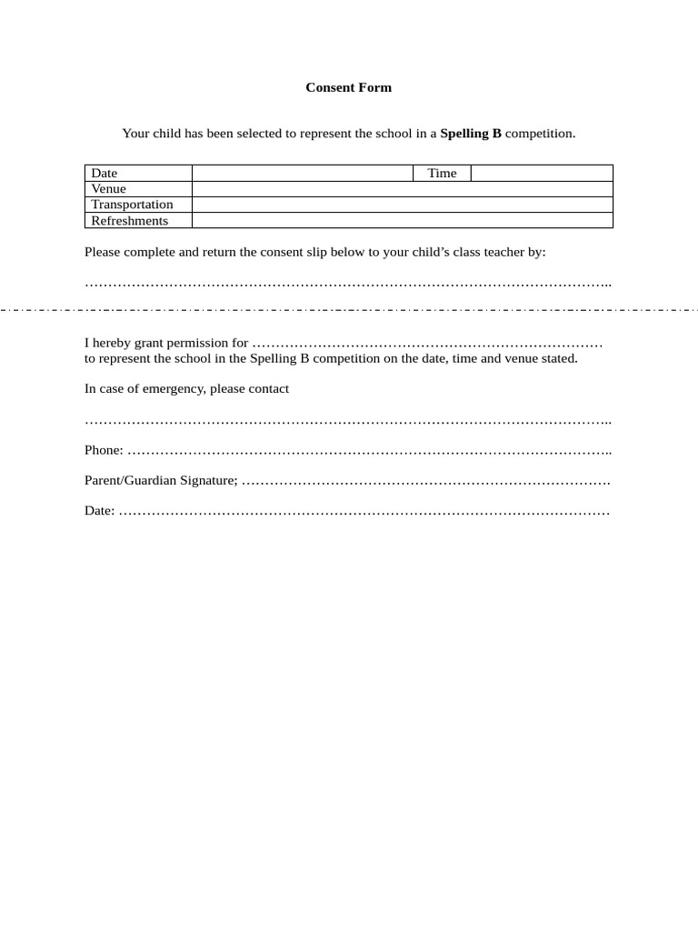 Consent Form | PDF