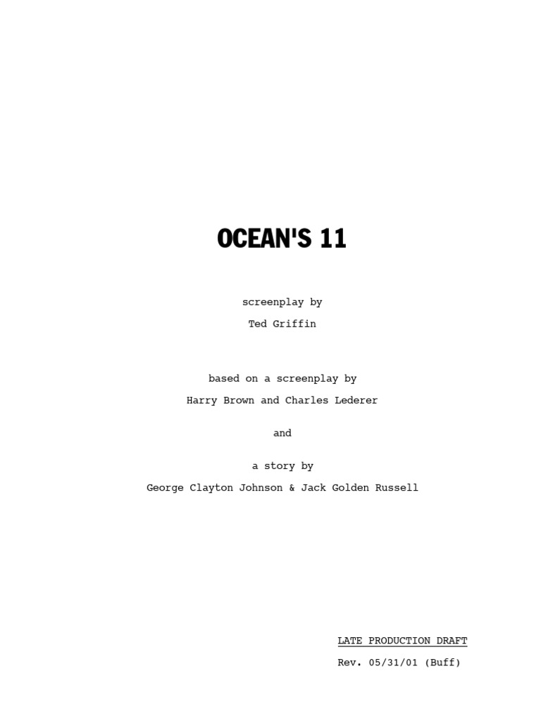 Oceans 11 | PDF
