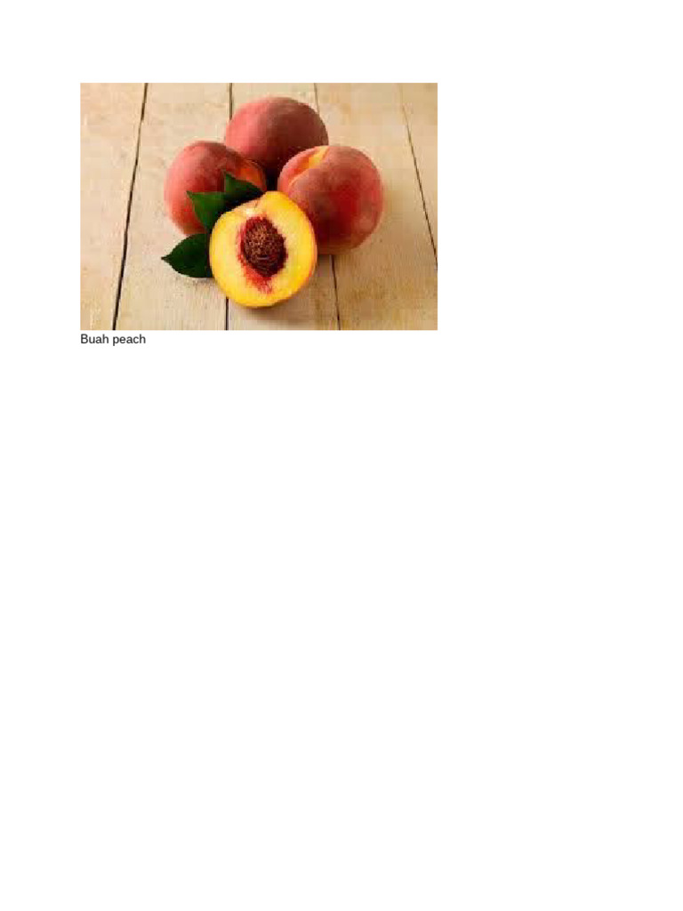 Buah Peach | PDF