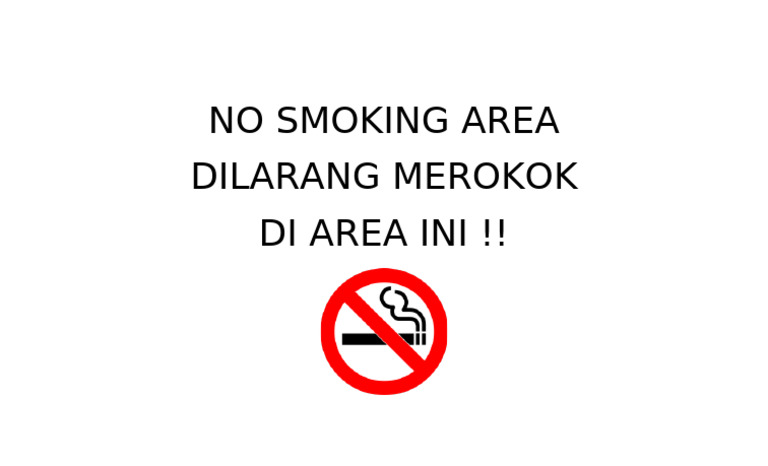 No Smoking Area | PDF