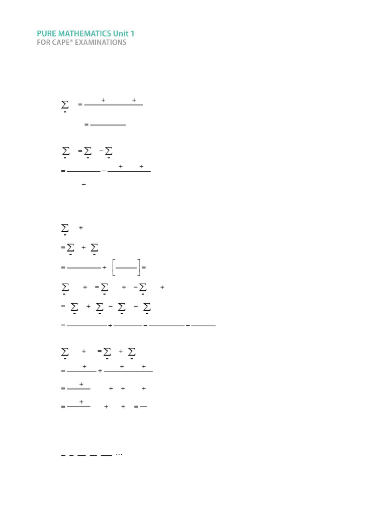 Unit 1 Chapter 3 Answers | PDF | Mathematics