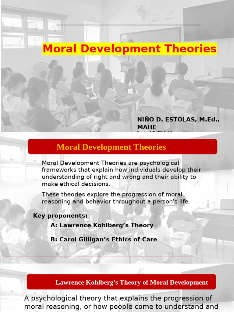 4.-Moral-Development-Theories | PDF | Psychology | Psychological Concepts