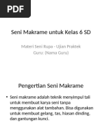 SOAL SENI RUPA - Ikat Dan Simpul | PDF | Metode & Bahan Ajar | Seni
